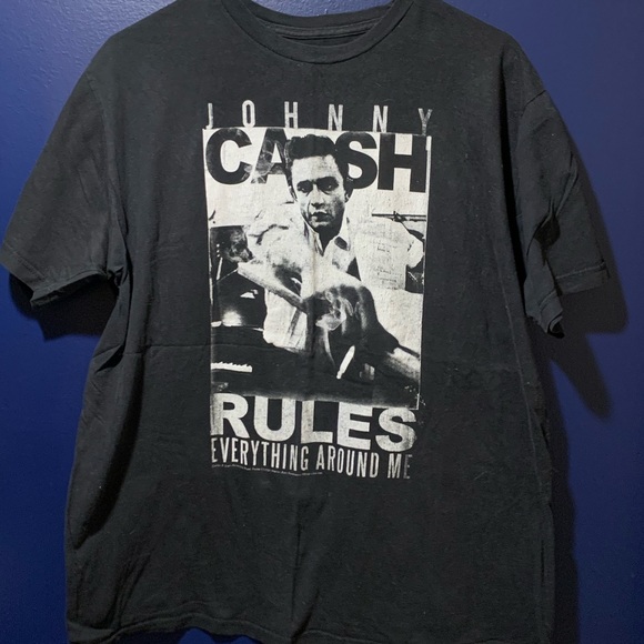 Shirts | Mens Large Johnny Cash Shirt | Poshmark
